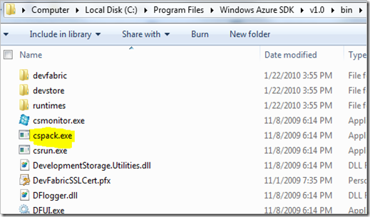 2010Wave: How to build an Azure Cloud Service package as part of your ...